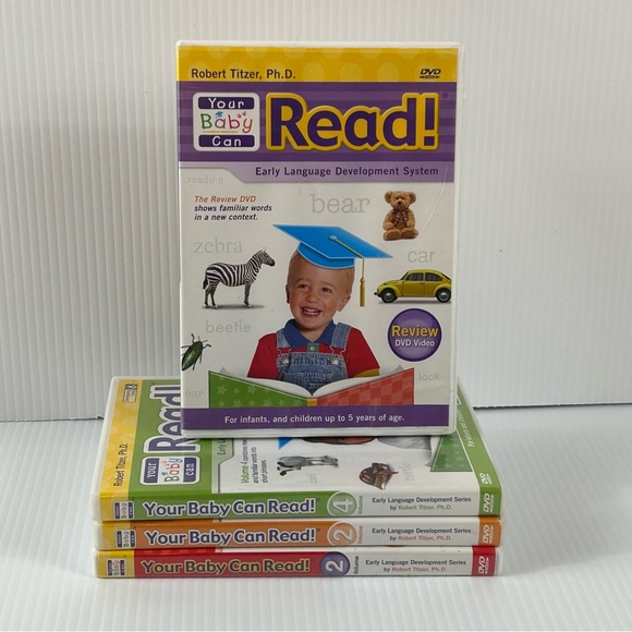 Other | 4 Dvd Lot Your Baby Can Read Infants Toddlers Prek Learning ...